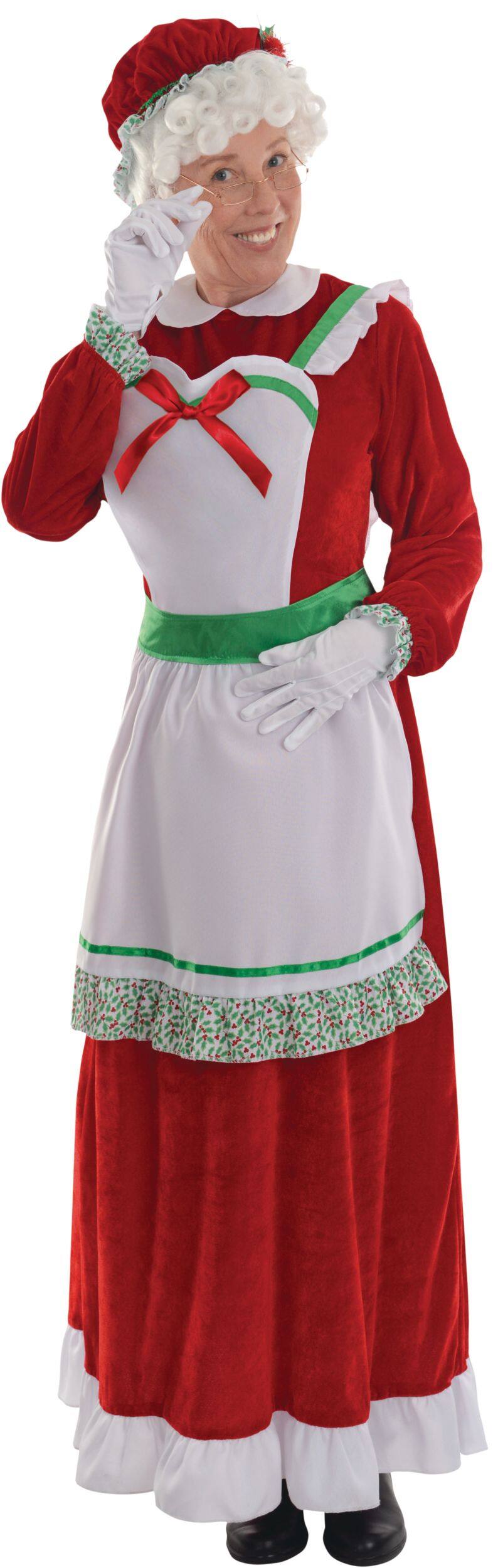 Deluxe Mrs. Claus Costume, Adult, More Options Available | Party City