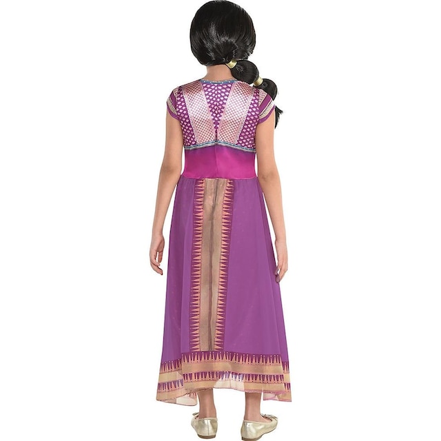 Kids' Disney Aladdin Princess Jasmine Purple Jumpsuit Halloween Costume ...