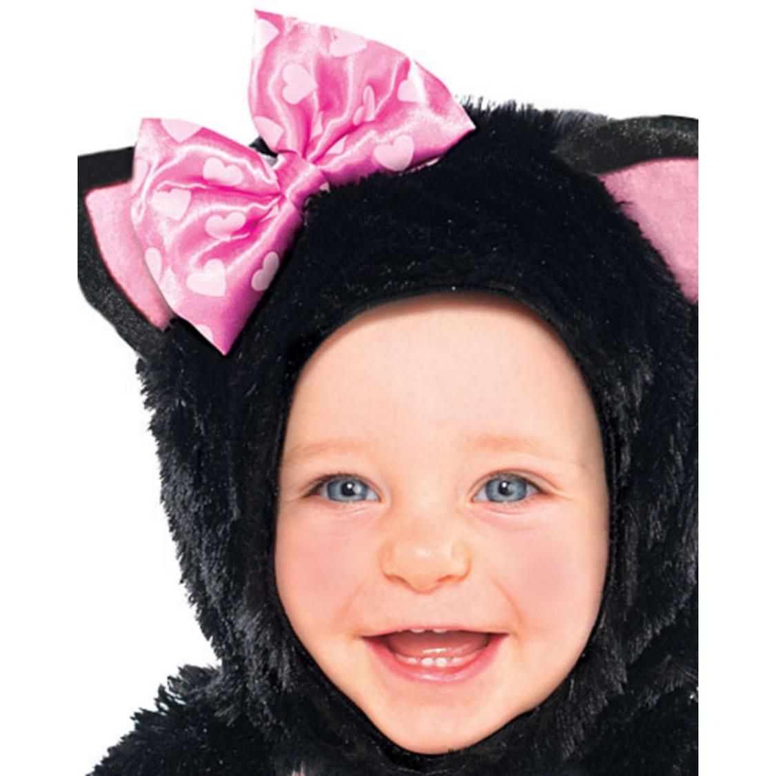 Costume de tout petit chaton, bébés, combinaison noir/blanc avec ...