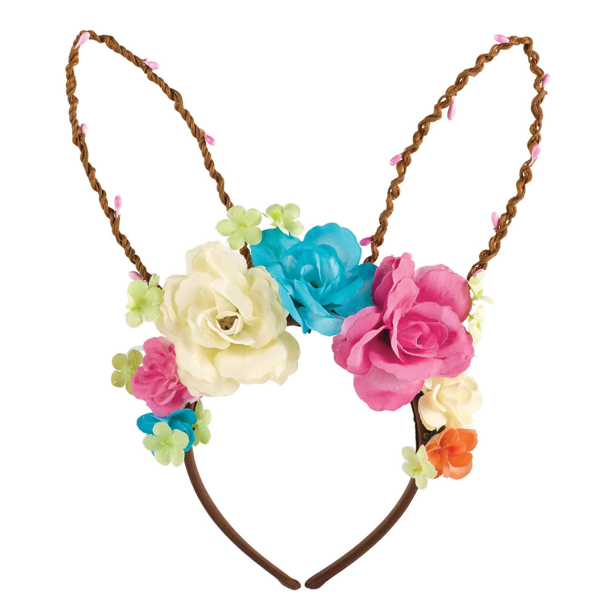 Woodland Vine Floral Bunny Ears Headband for Easter/Spring | Party City
