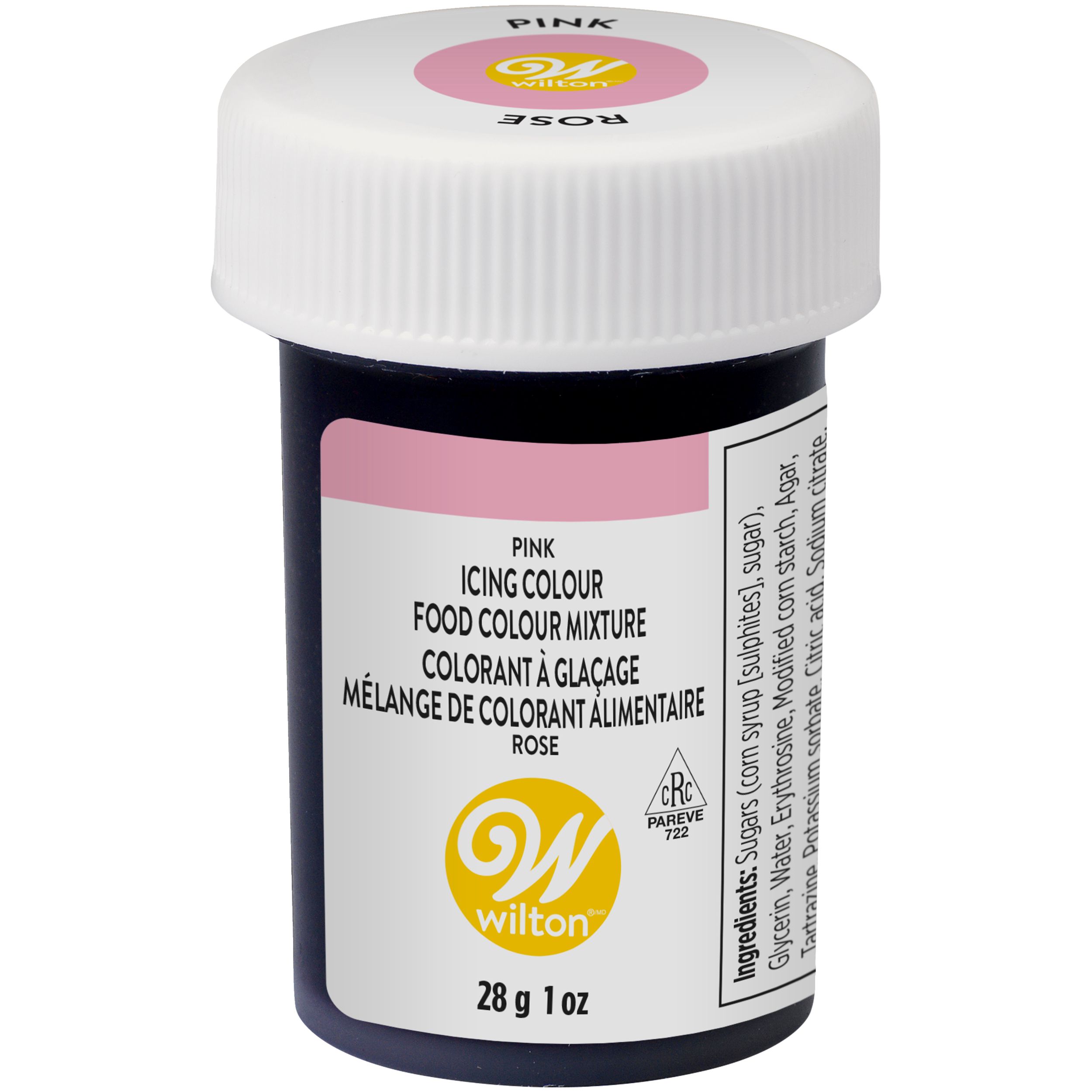 Wilton Edible Icing Food Colouring, Pink, 1-oz, for Baking/Customizing ...
