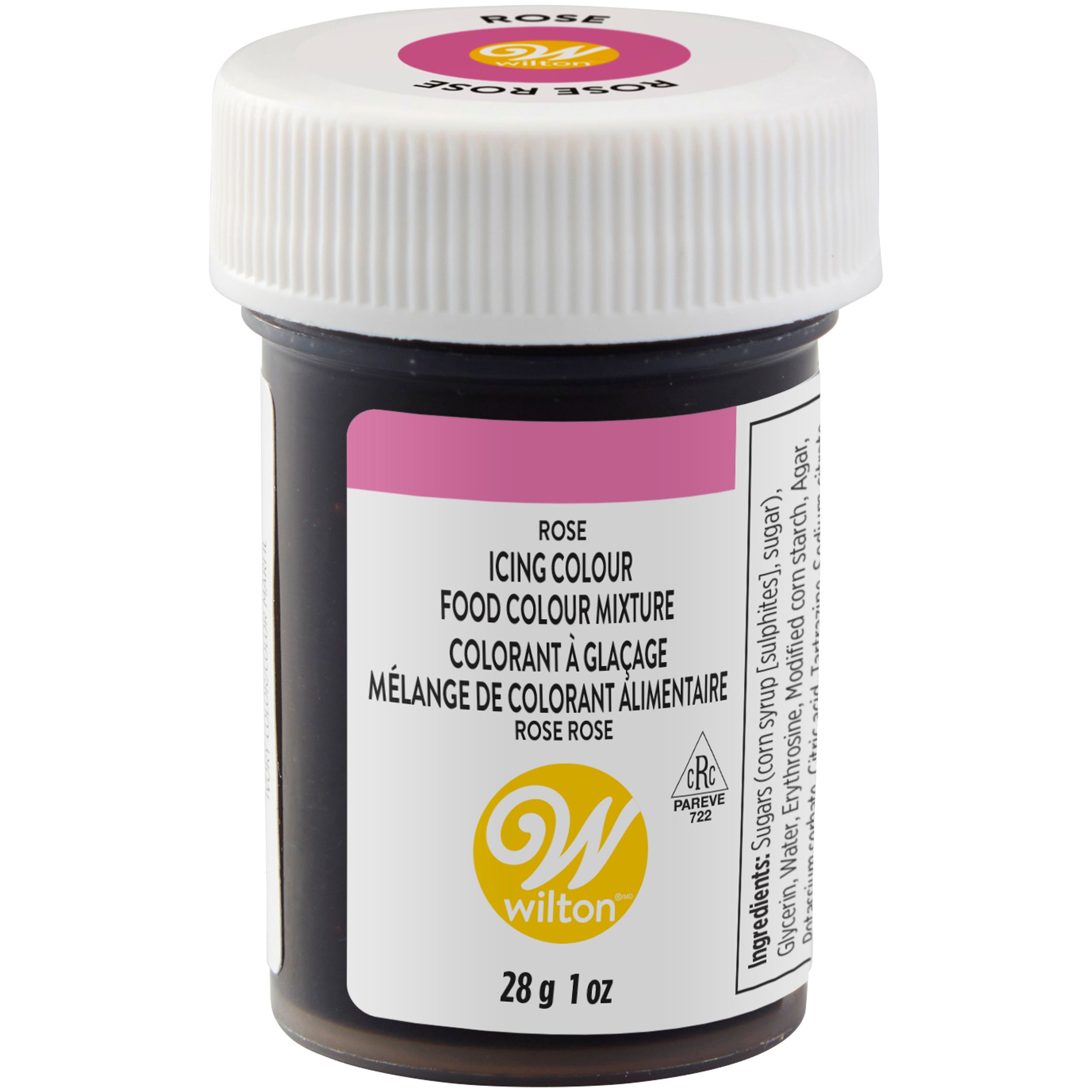 Wilton Edible Icing Food Colouring, Rose, 1-oz, for Baking/Customizing ...