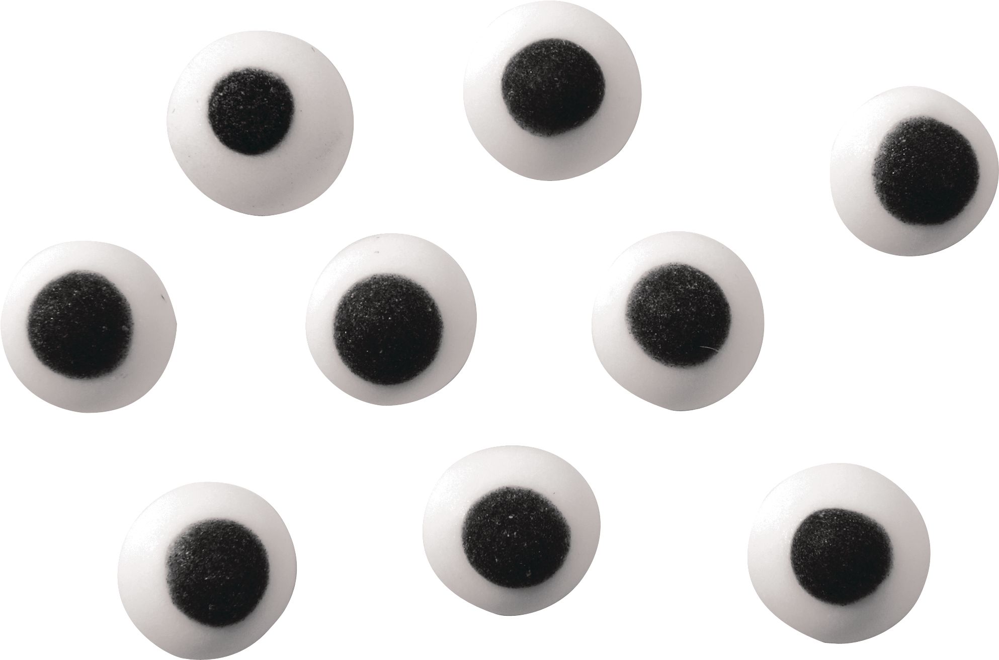 Wilton Eyeballs Royal Icing Edible Decorative Sprinkles, White/Black, 0 ...