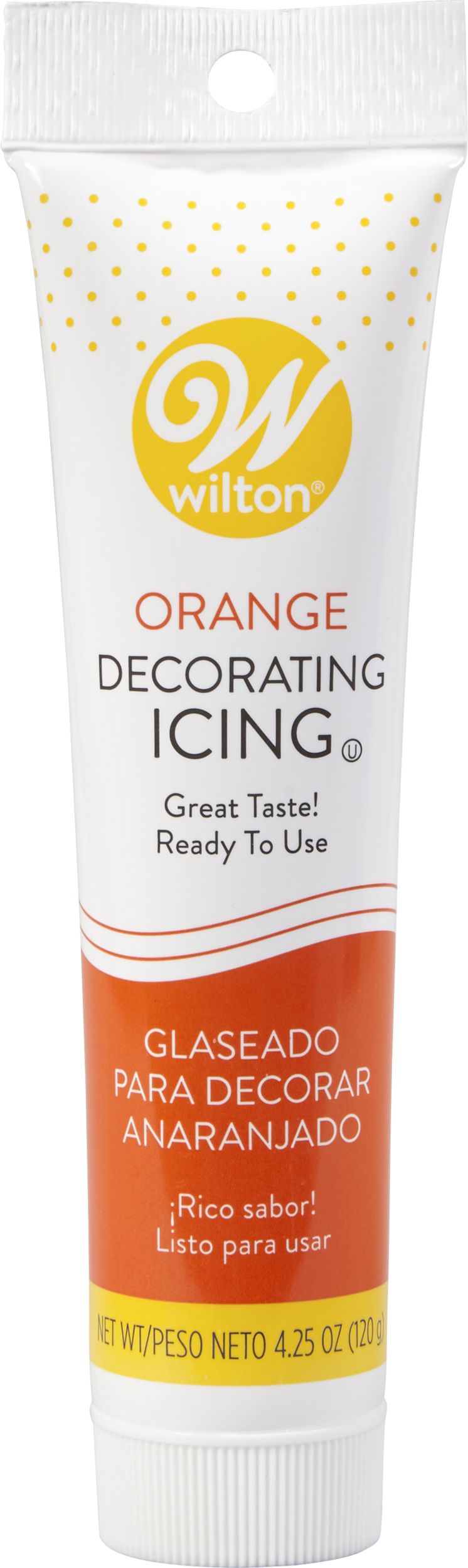 Wilton Orange Icing Tube, 4.3-oz | Party City