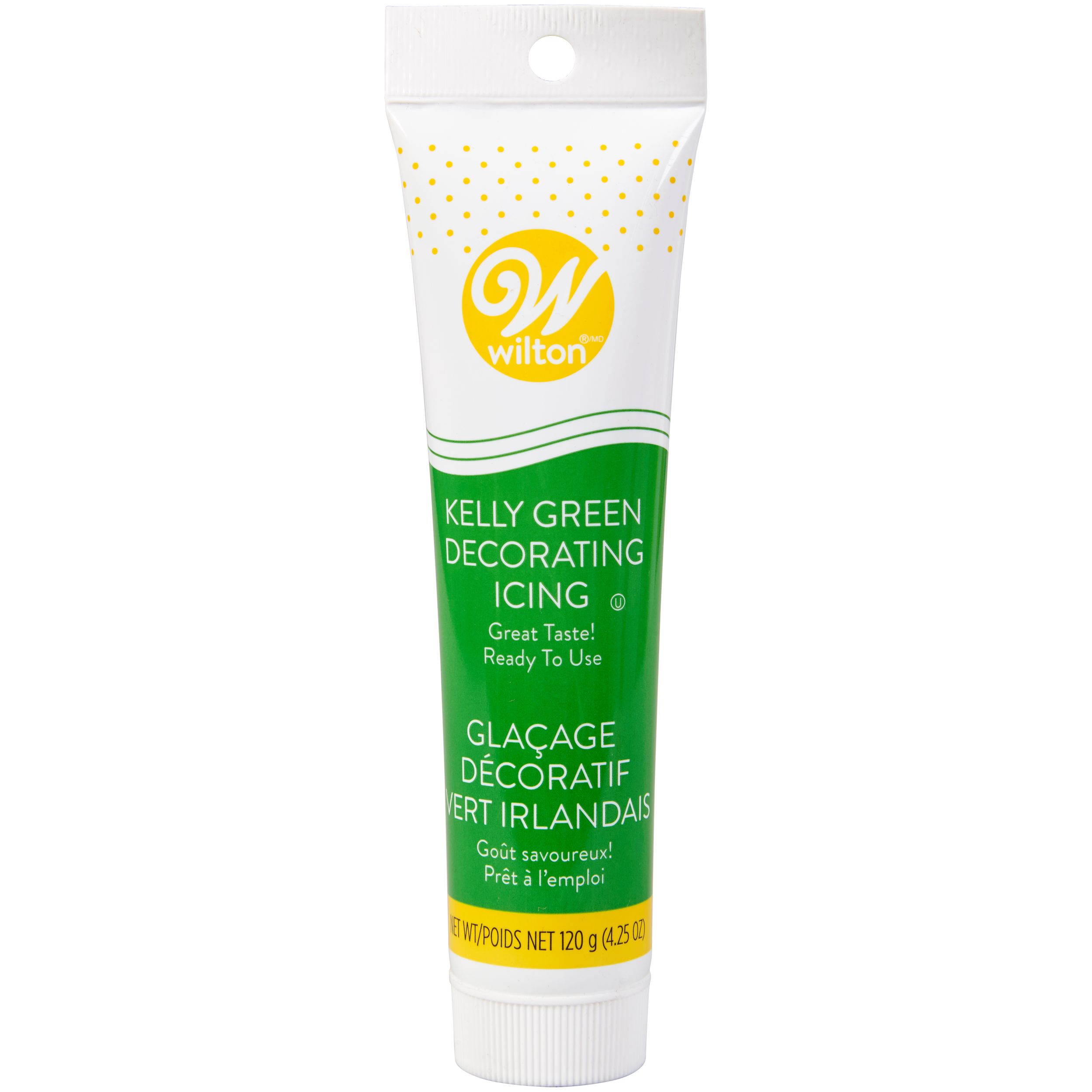 Wilton Edible Ready to Use Decorating Icing Tube, Green, 4.25-oz, for ...