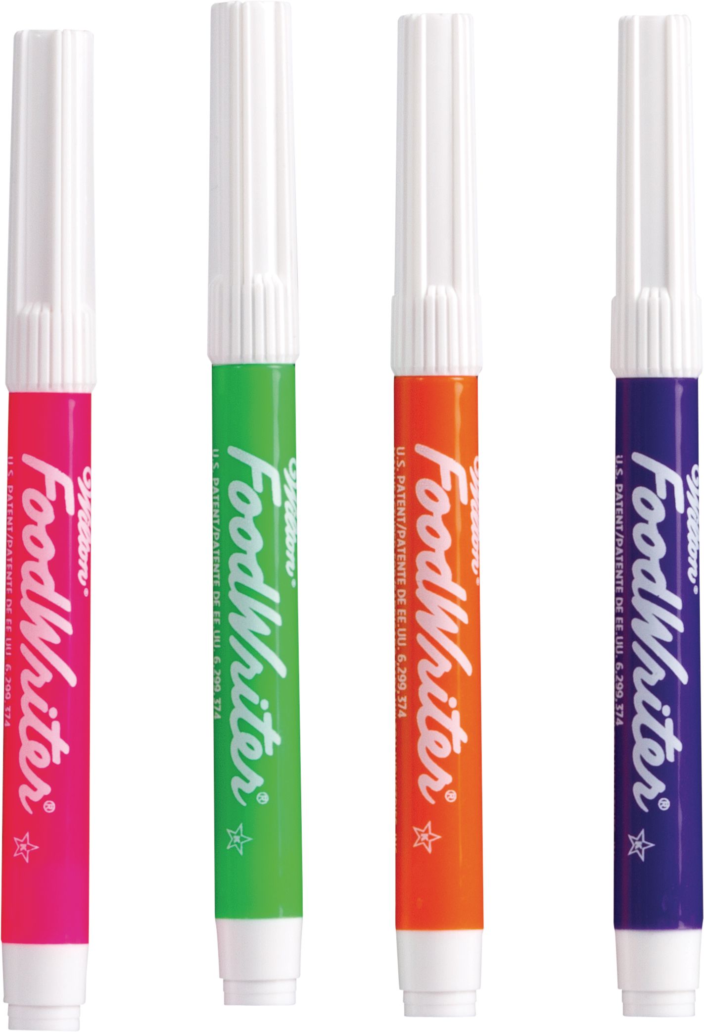 Wilton FoodWriter Fine Tip Edible Decorative Markers, Neon Colours, 5 ...