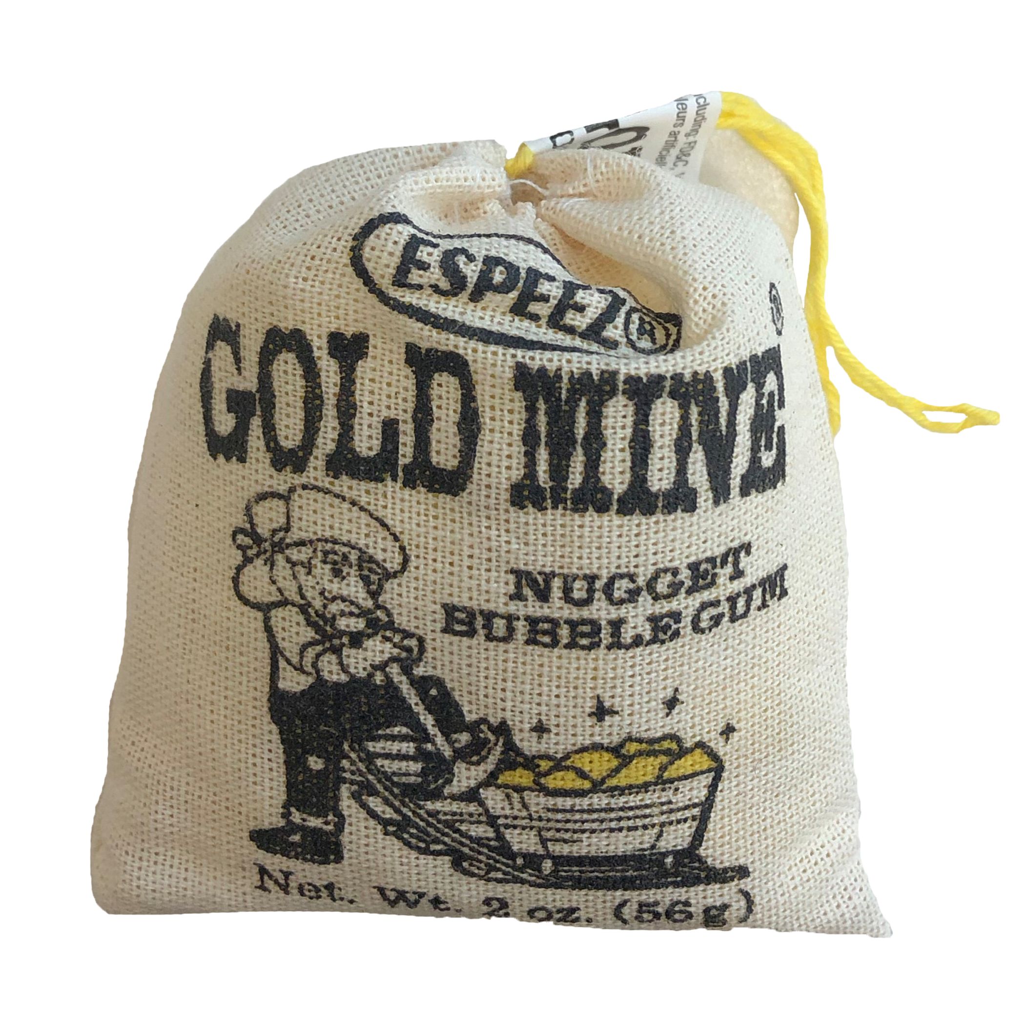 Gold Mine Nugget Bubble Gum, Assorted Fruits, Gold, 56-g, for Birthday ...