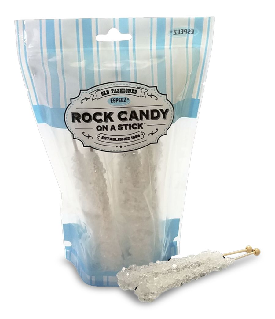 Allison Rock Candy, White, 8-pk | Party City