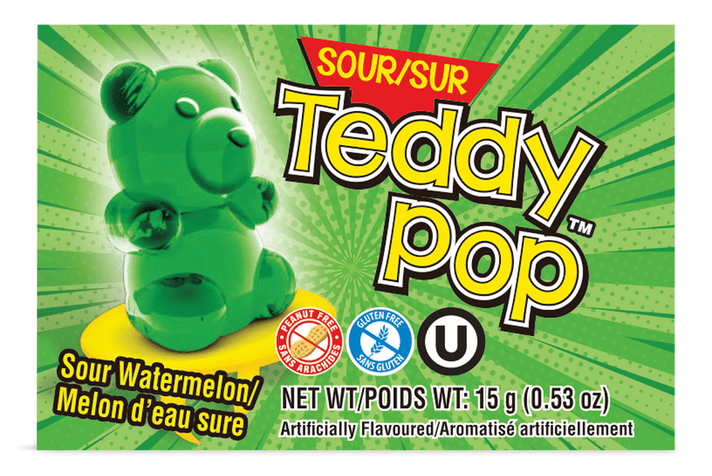 Sucette surette Teddy Pop, variée | Party City
