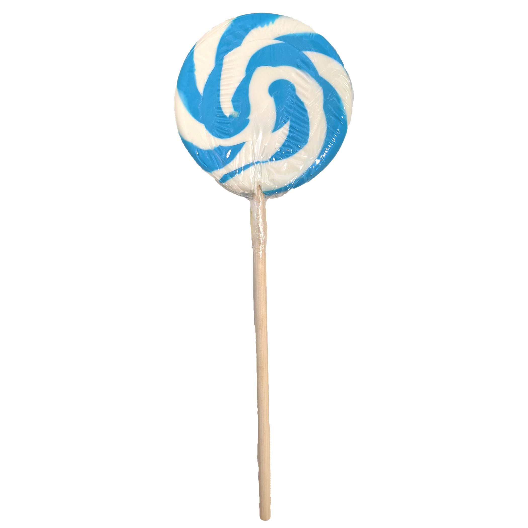 Swirl Lollipop, Blue Raspberry, Blue/White, 42-g, Hard Candy, for ...