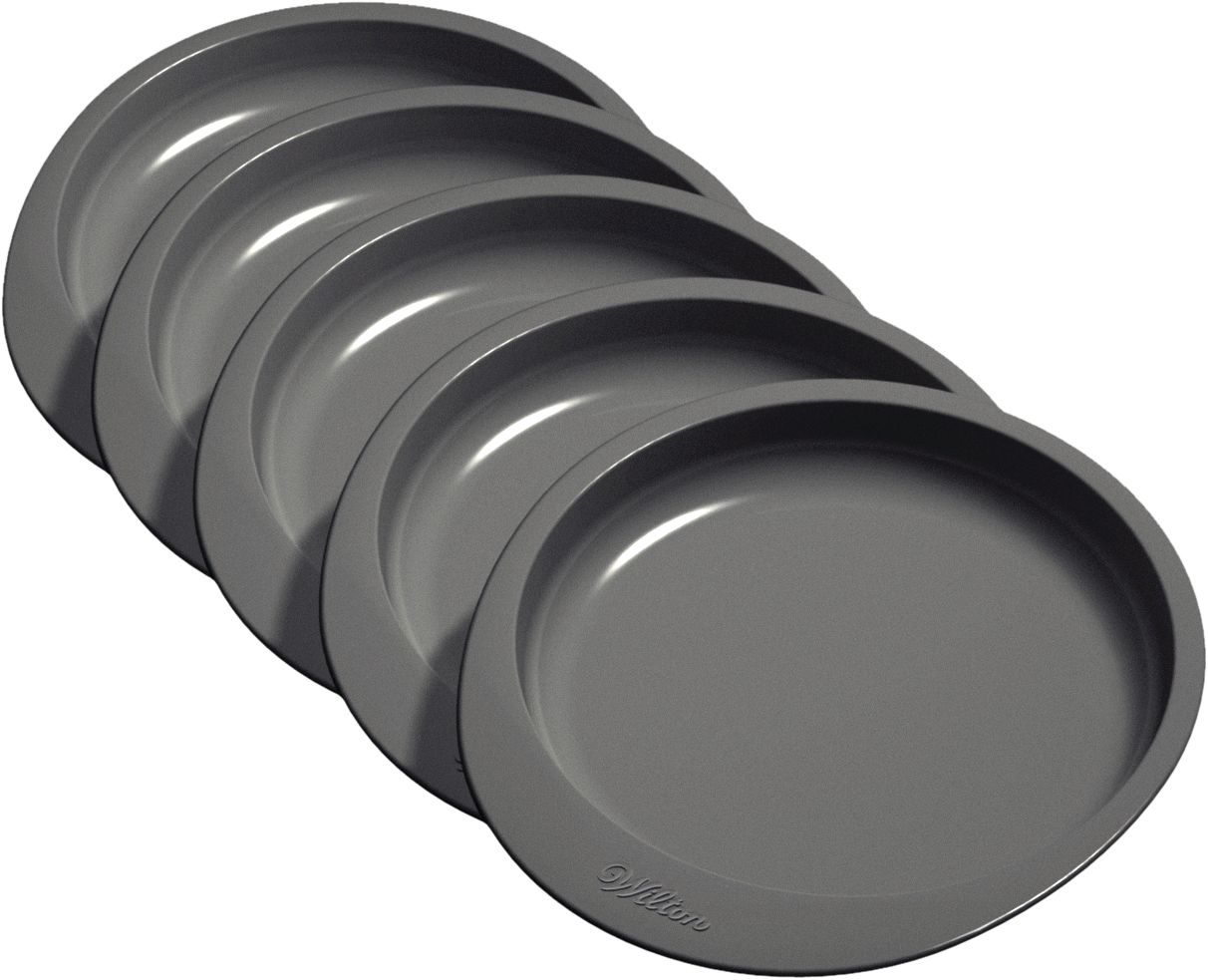 Moules ronds réutilisables en aluminium Wilton Easy Layer, argent, 6 po ...