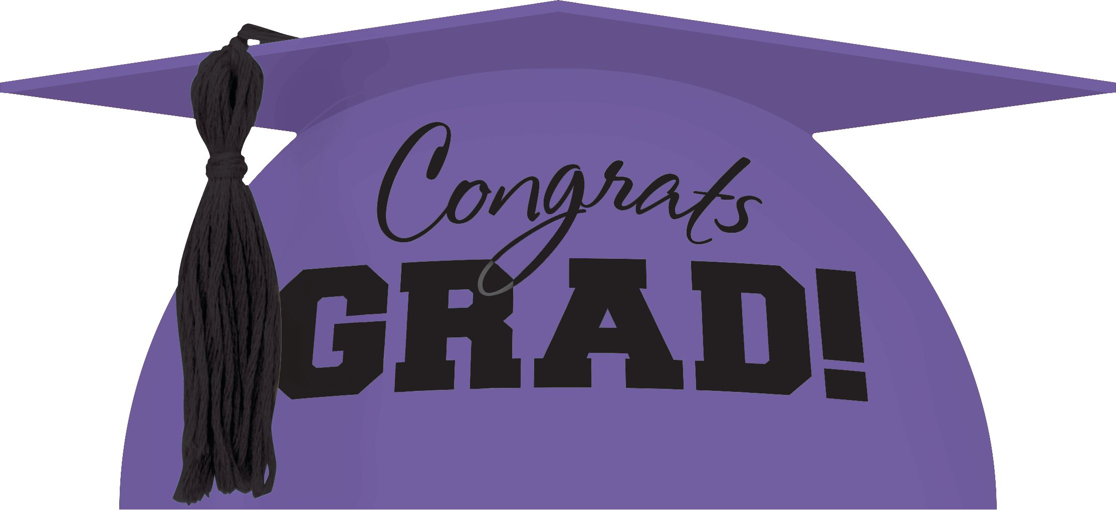 Purple Graduation Cap Cake Topper | Party City