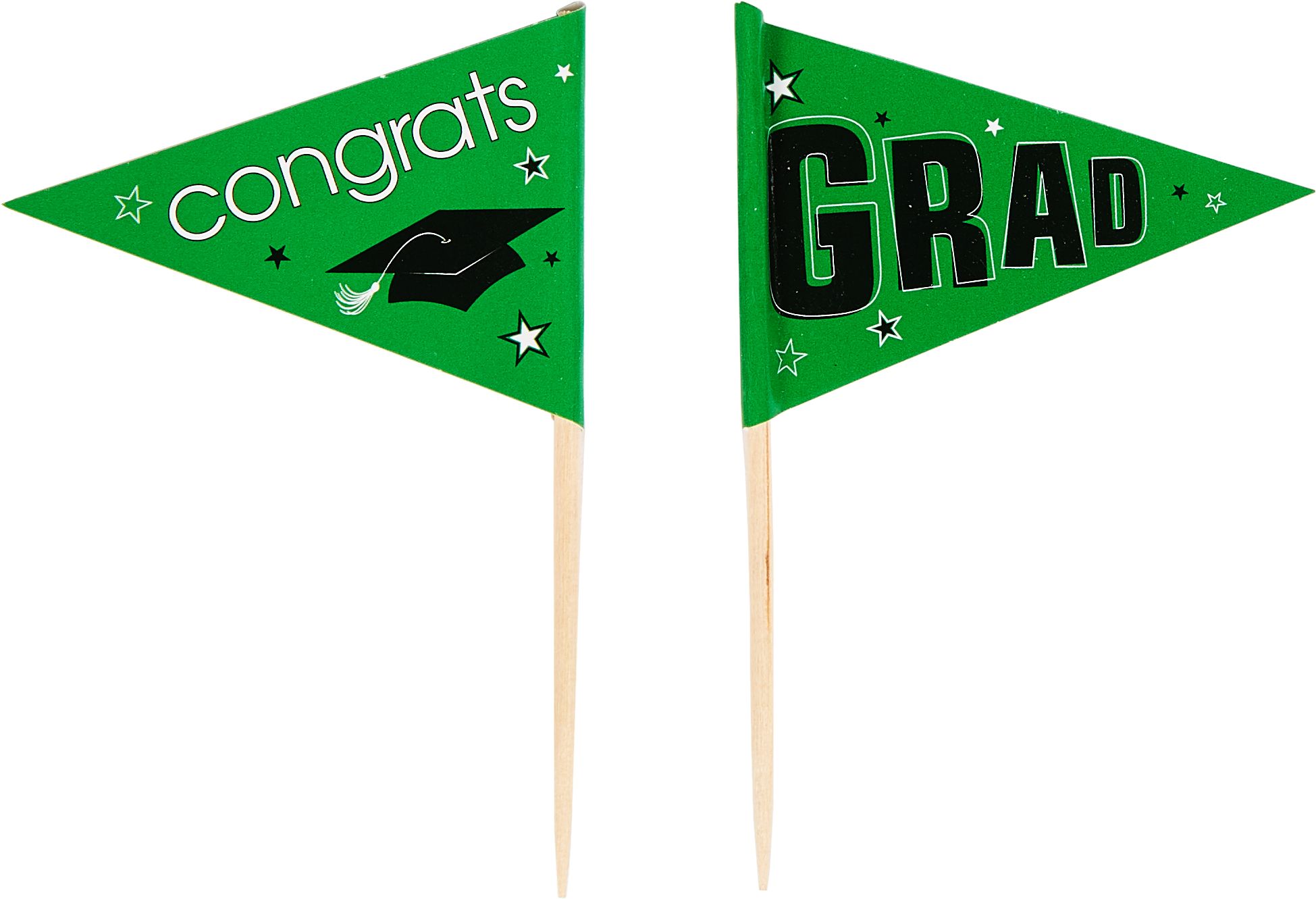 Graduation Flag Picks, 36-pk | Party City