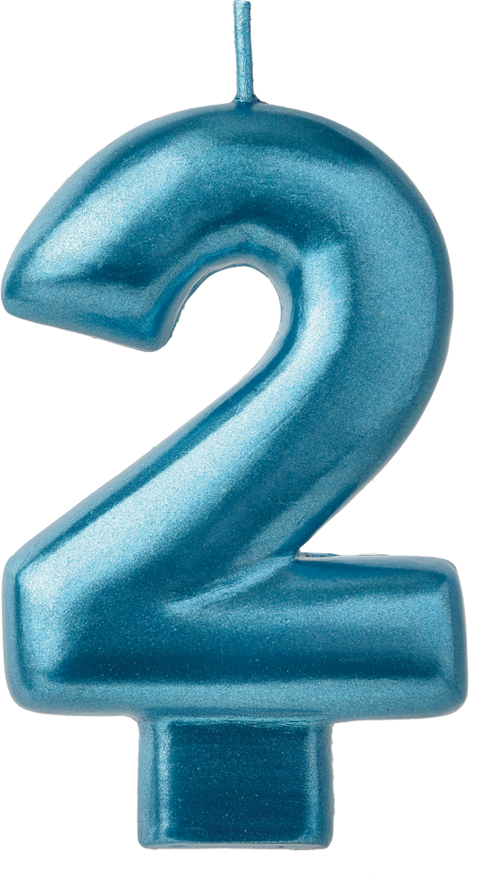 Metallic Blue Number Birthday Candle | Canadian Tire