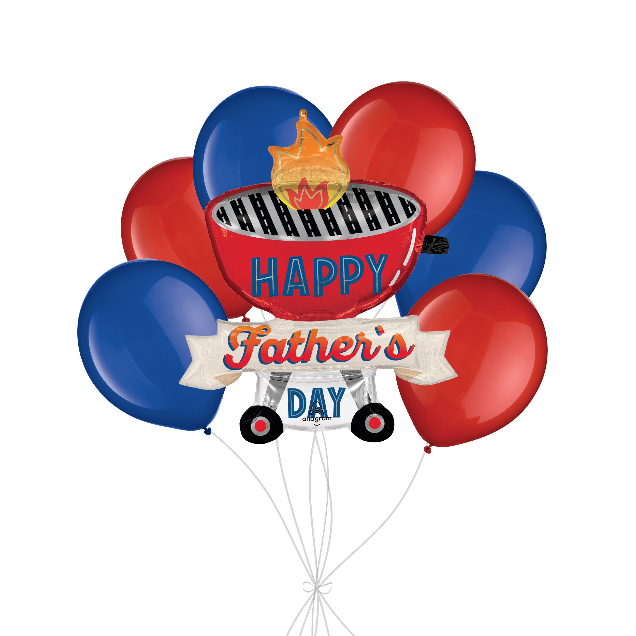 Bouquet de ballons de forme extraordinaire barbecue Grill-iant Dad ...