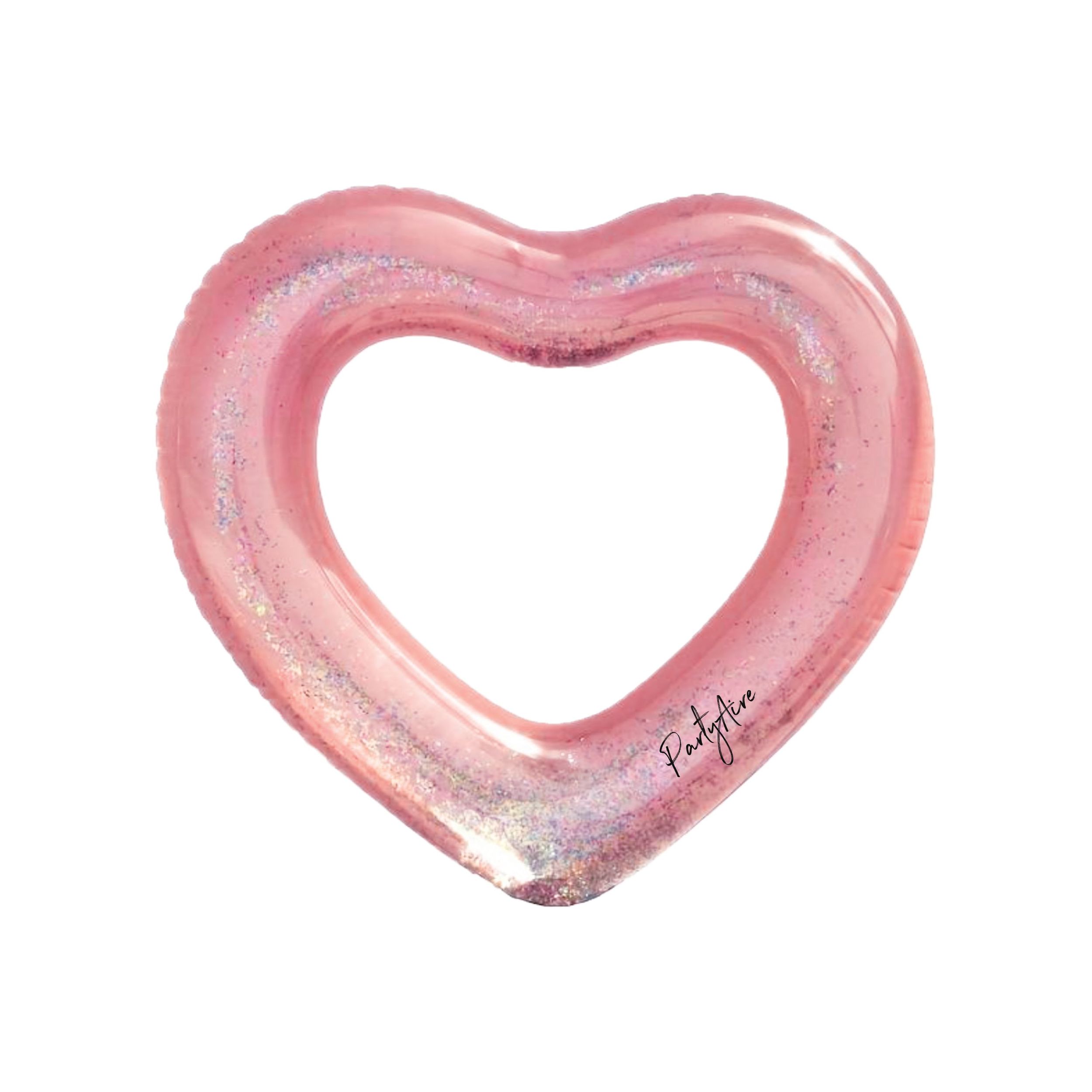 Heart Inflatable Ring Decoration, 47-in x 39-in | Party City