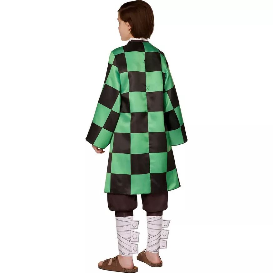 Child Demon Slayer: Kimetsu no Yaiba Tanjiro Kamado Green Anime ...