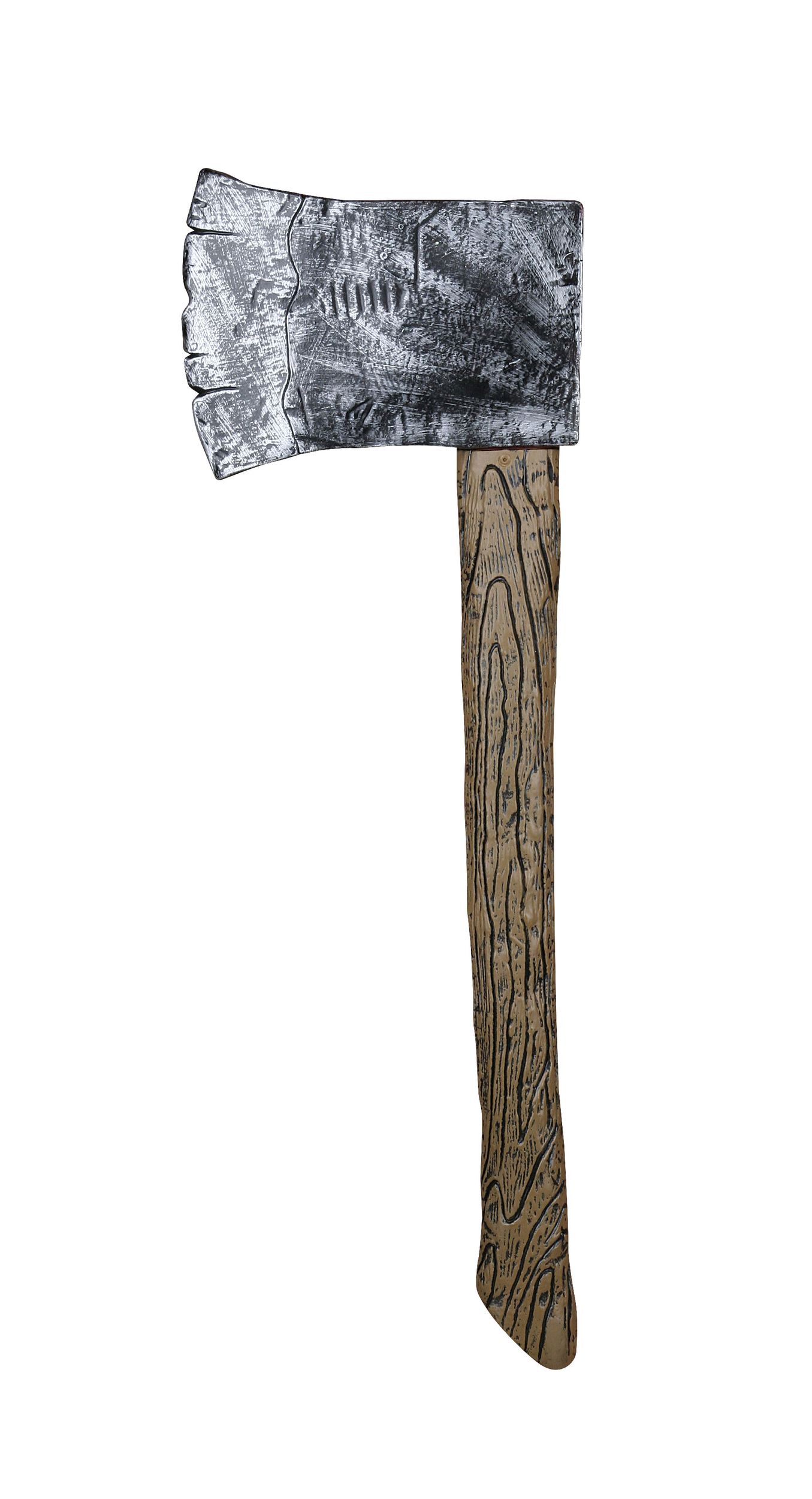 Scary Axe Weapon, Silver/Brown, 21-in, Wearable Costume Prop for ...