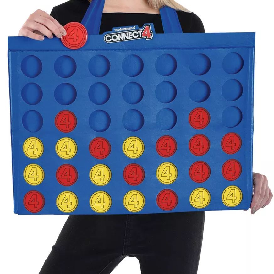 Connect Four Classic Game, Blue, One Size, Wearable Costume for ...