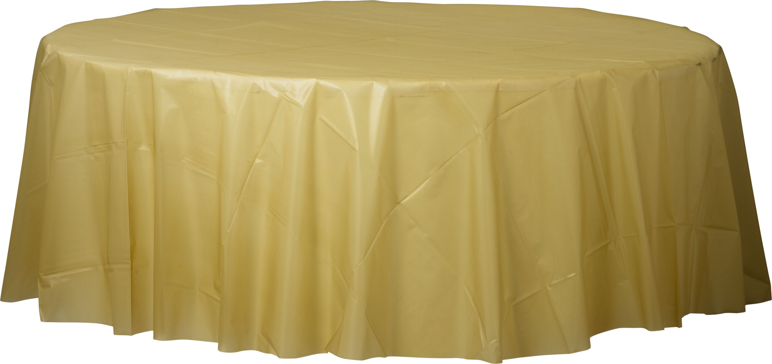 Round Plastic Reusable Table Cover, Assorted Colours, 84-in, for ...