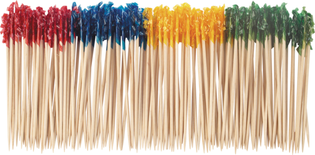 Tall Multicolour Frill Party Picks, 800-pk | Party City