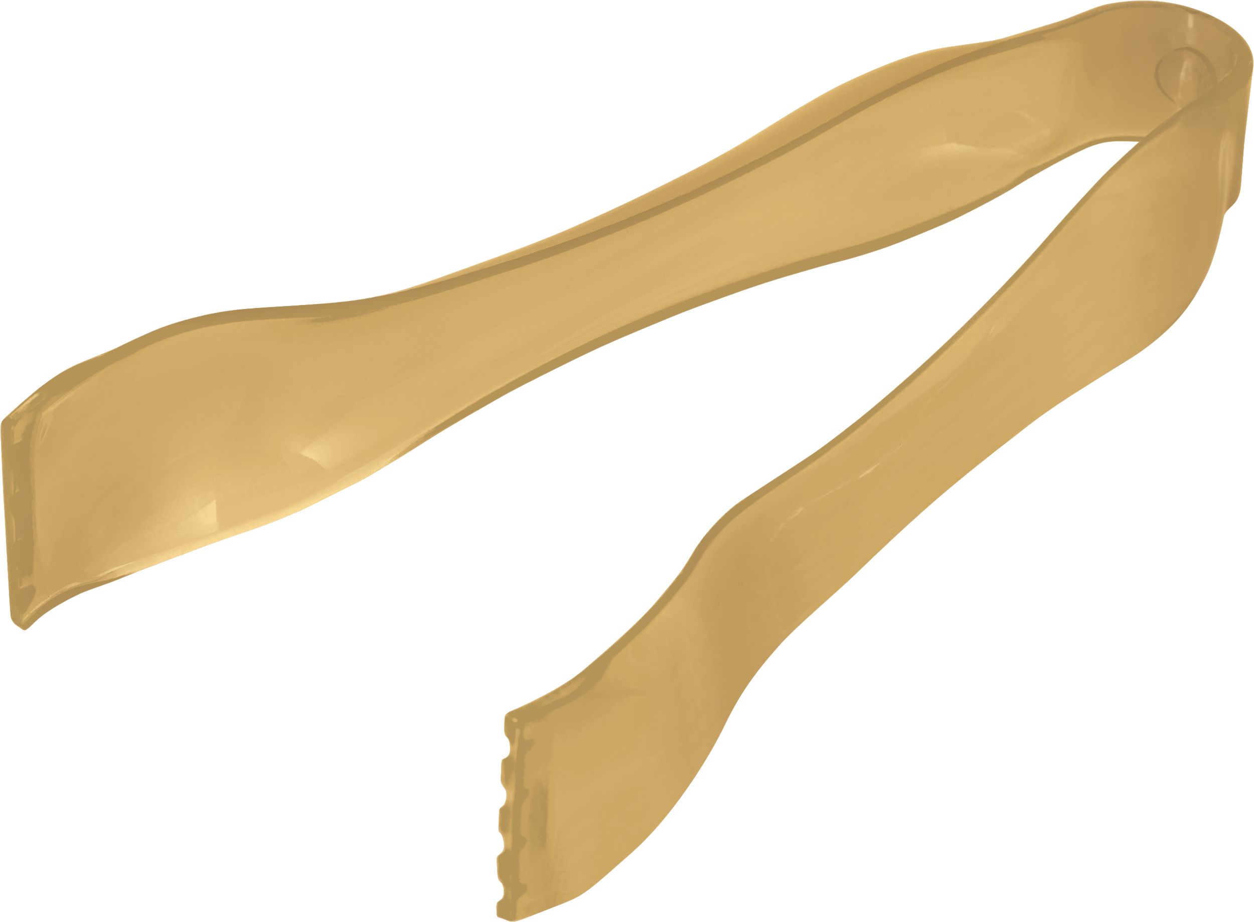 Plastic Mini Tongs, Birthdays, Food Serving, Gold, 6 1/4-in | Party City