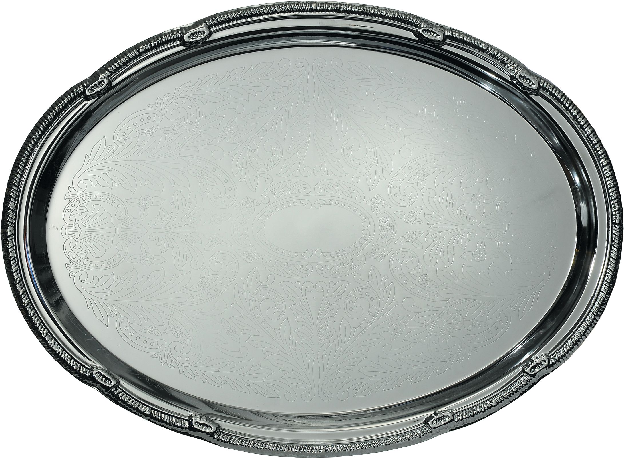 Chrome Oval Platter | Party City