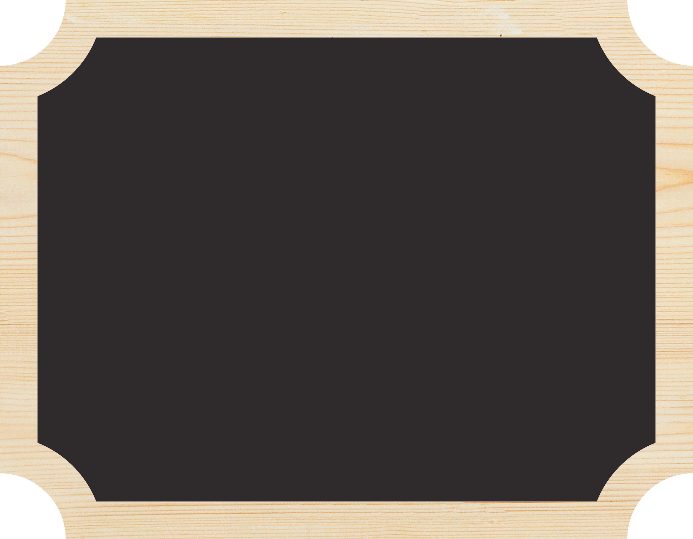 DIY Customizable Chalkboard Stand Easel Sign Decorations, Black, 12-in ...