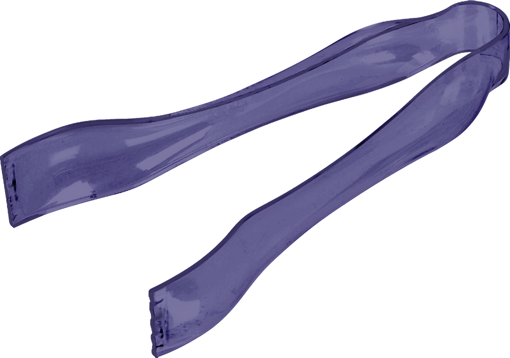 Lightweight Durable Plastic Mini Tongs, Purple | Party City