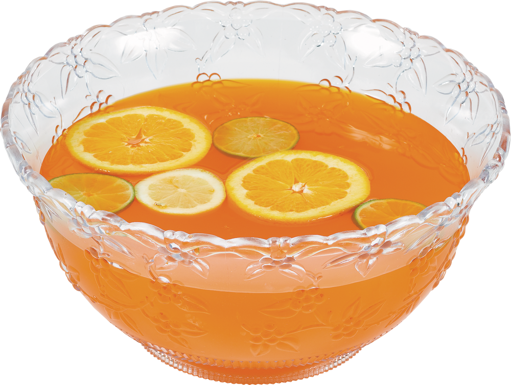 Clear Plastic Crystal Cut Punch Bowl | Canadian Tire