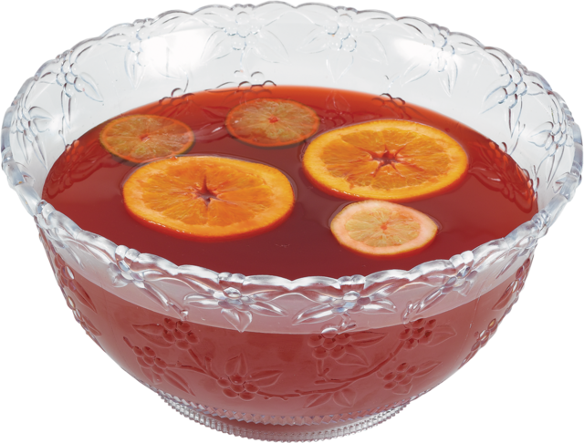 Clear Plastic Crystal Cut Punch Bowl | Canadian Tire