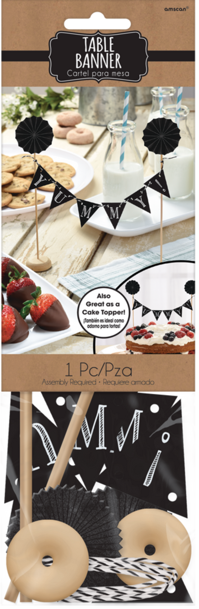 Chalkboard Pennant Banner Cake Topper | Canadian Tire