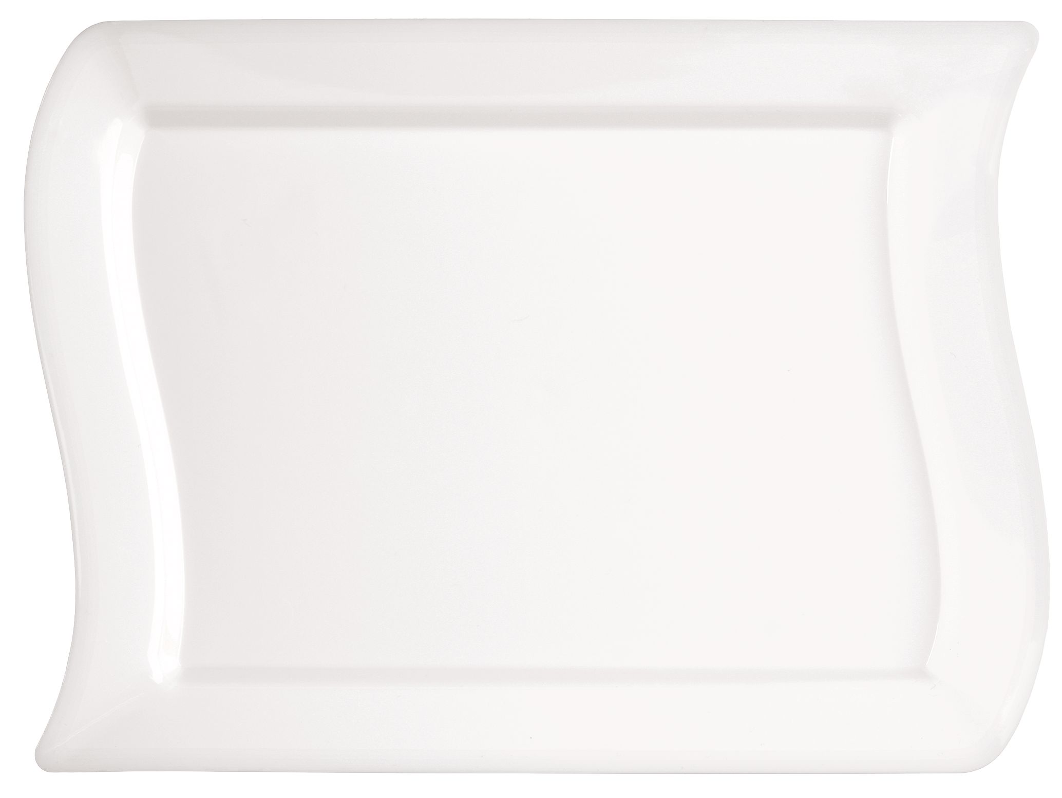 Wavy Premium Plastic Rectangle Dessert Plates, 10-pk | Party City