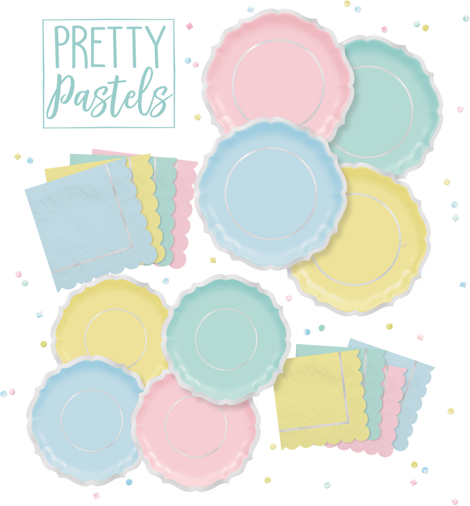 Pretty Pastels Ornate Dessert Plates, 8-pk | Canadian Tire