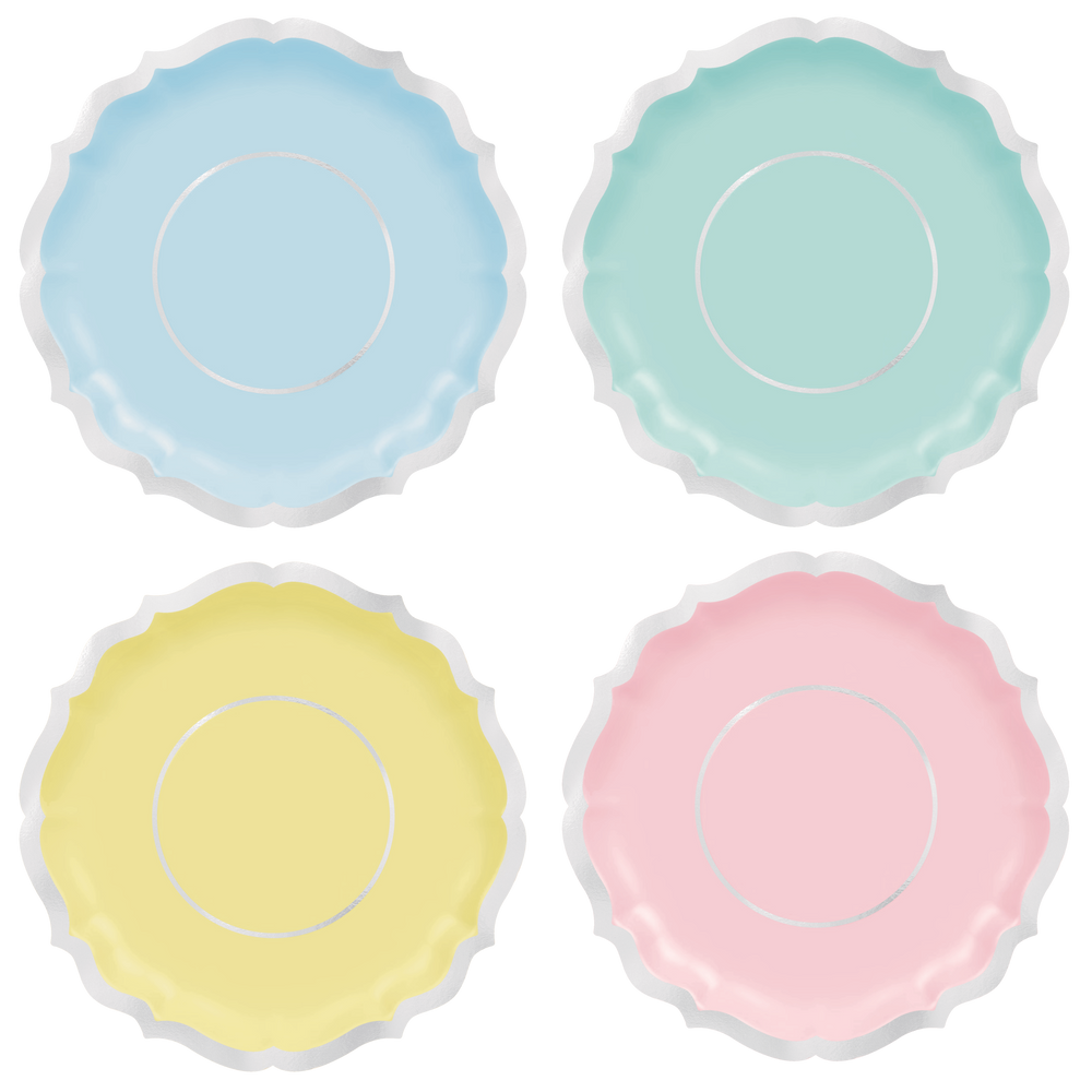 Pretty Pastels Ornate Dessert Plates, 8-pk | Canadian Tire