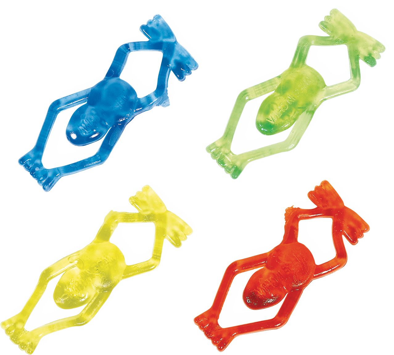 Frog Flinger Toy Favours, Multi-Coloured, 24-pk, for Birthday/Party ...
