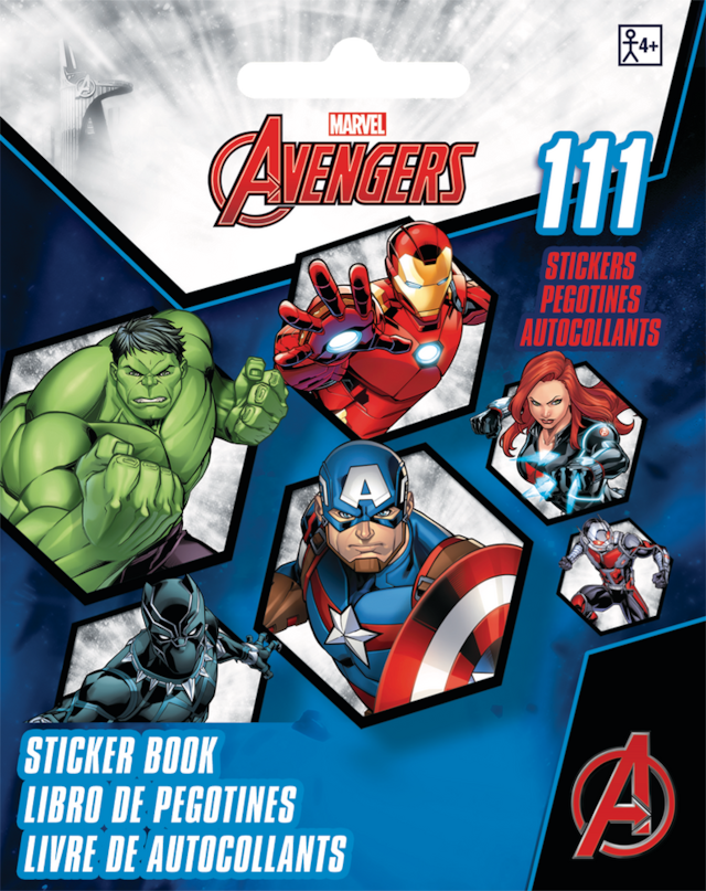 Avengers Sticker Book, 9 Sheets | Party City