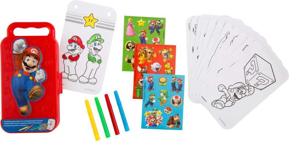 Super Mario Sticker Activity Box | Party City