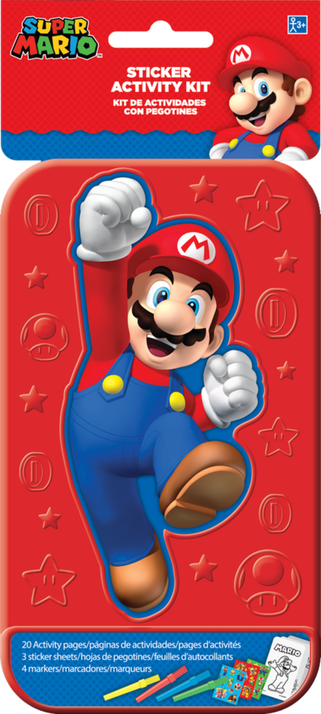 Super Mario Sticker Activity Box | Party City