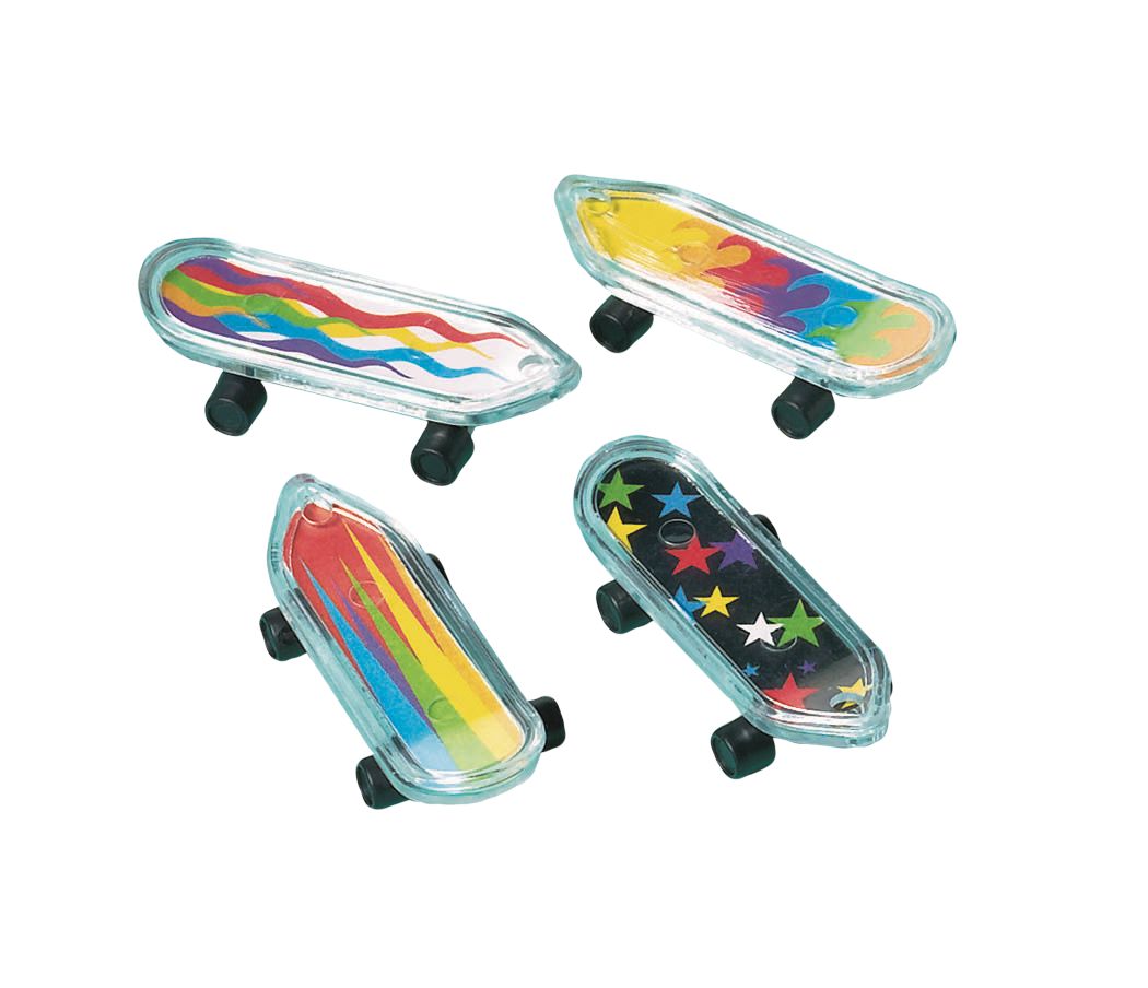 "Sk8ter" Mini Finger Skateboard Toys, Multi-Coloured, 12-pk, for ...