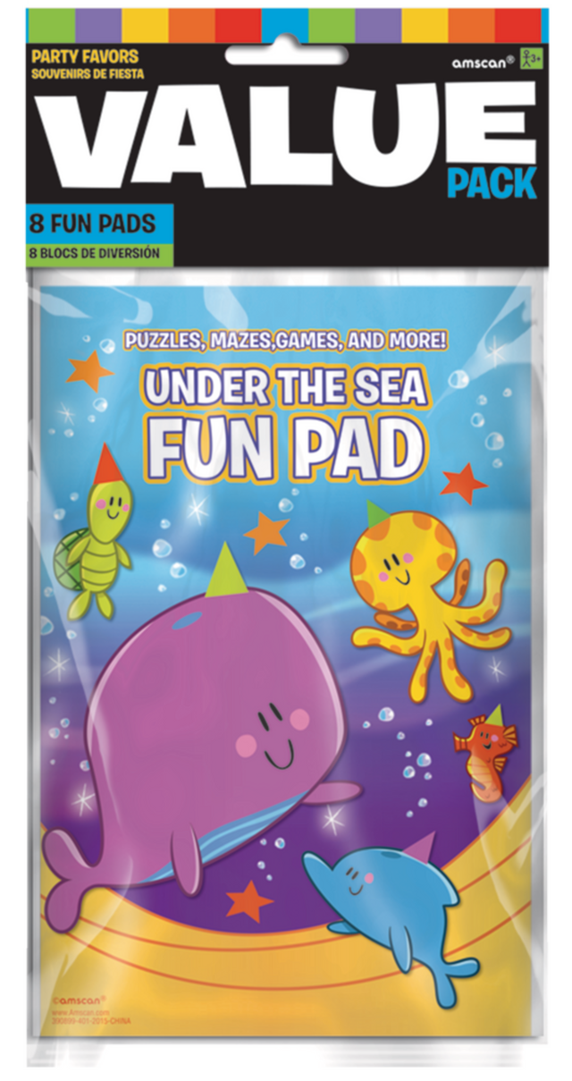 Under the Sea Fun Activity Pads, 8-pc | Canadian Tire