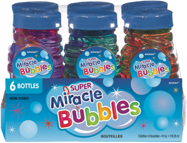 Solution à bulles Super Miracle, paq. 6 | Party City