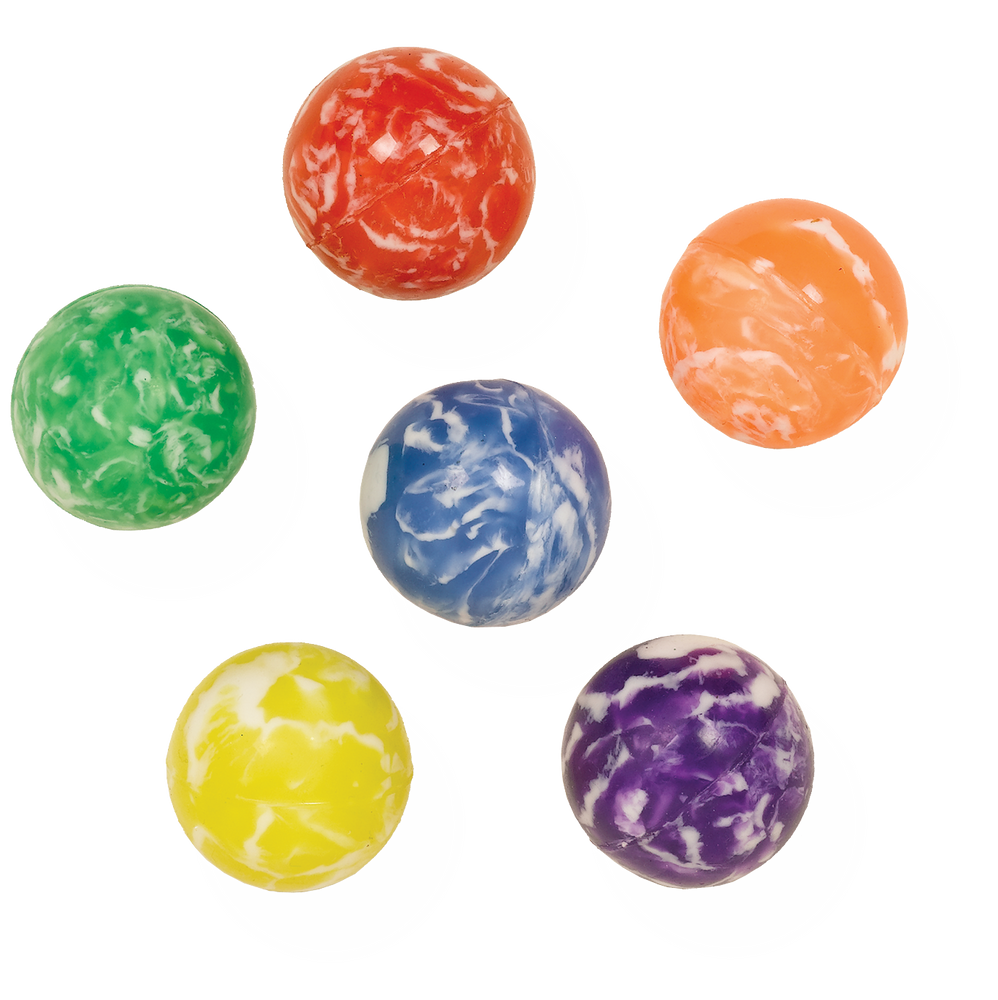 Balles rebondissantes marbrées, paq. 6 | Canadian Tire