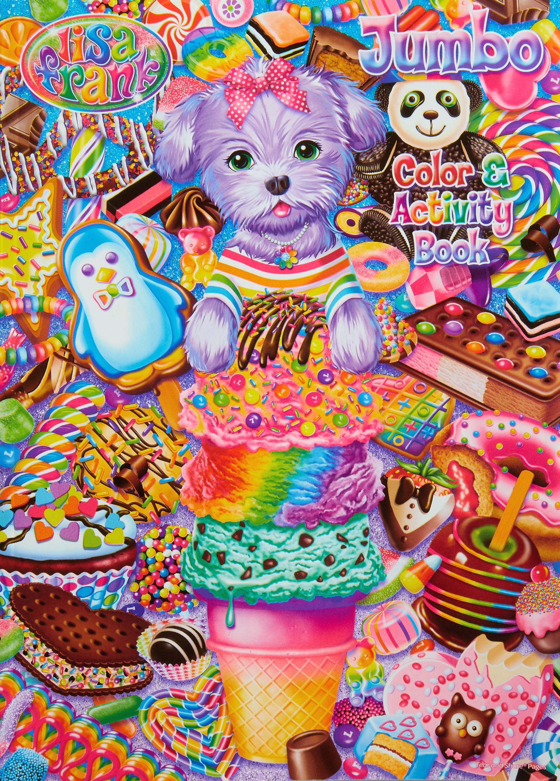Lisa Frank Jumbo Colouring Activity Book | Party City