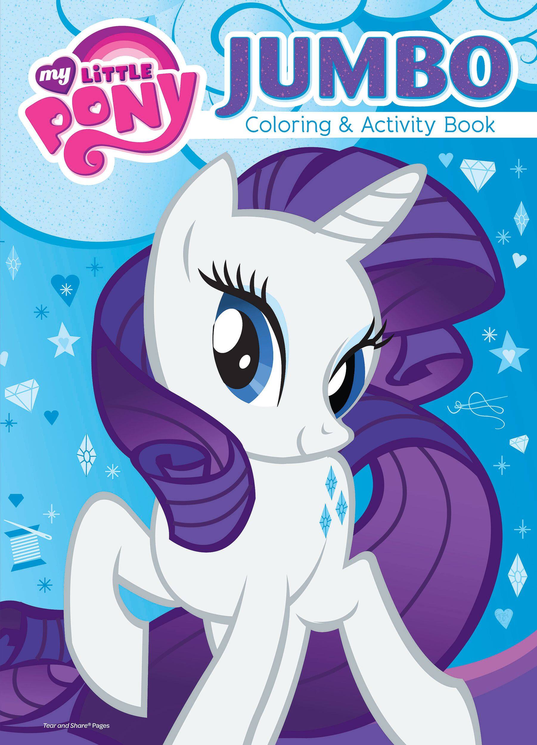 My Little Pony Colouring & Activity Book, Black/White, 32 Pages, Ages 4 ...