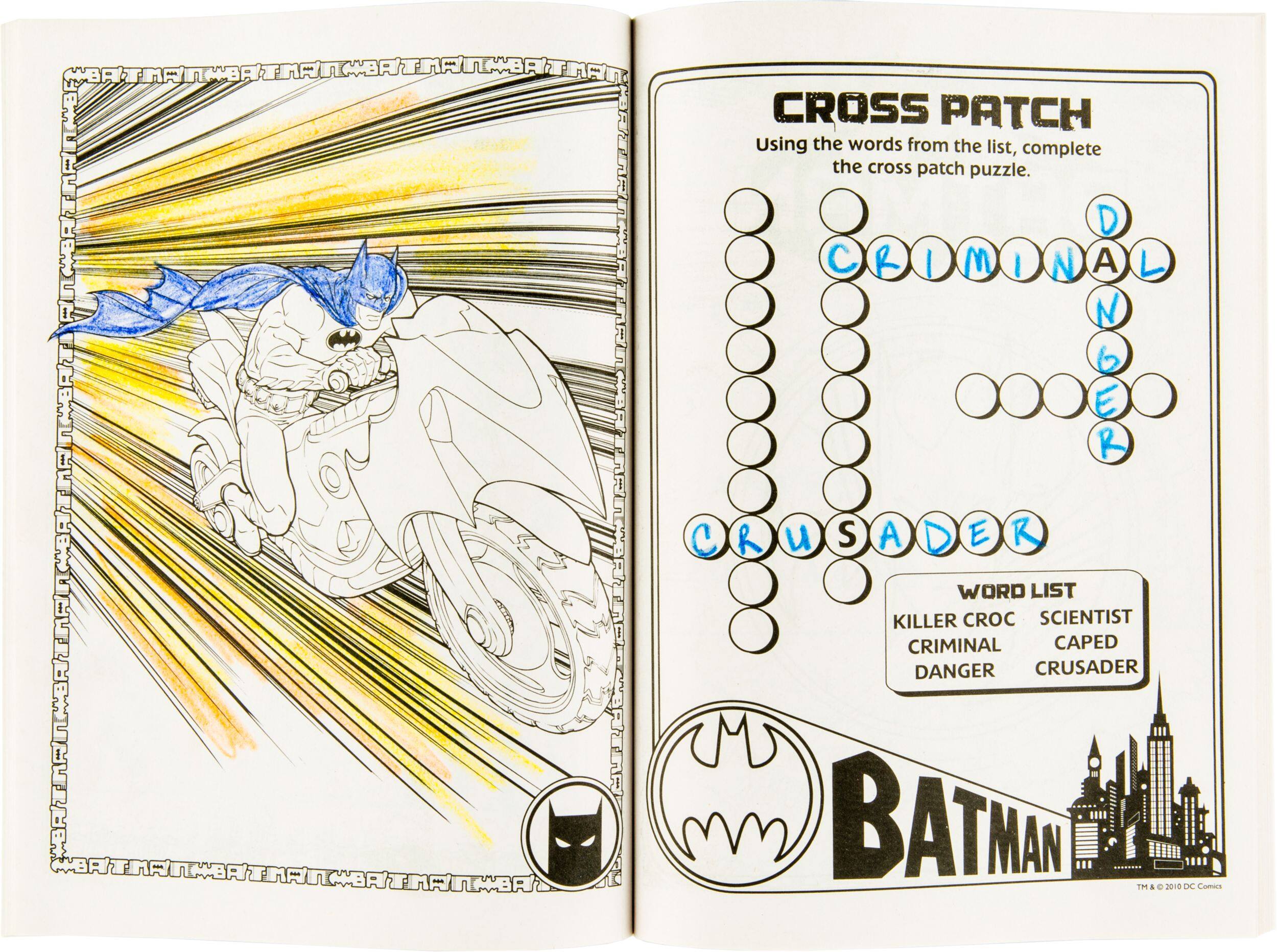 Batman Colouring Activity Book | Party City