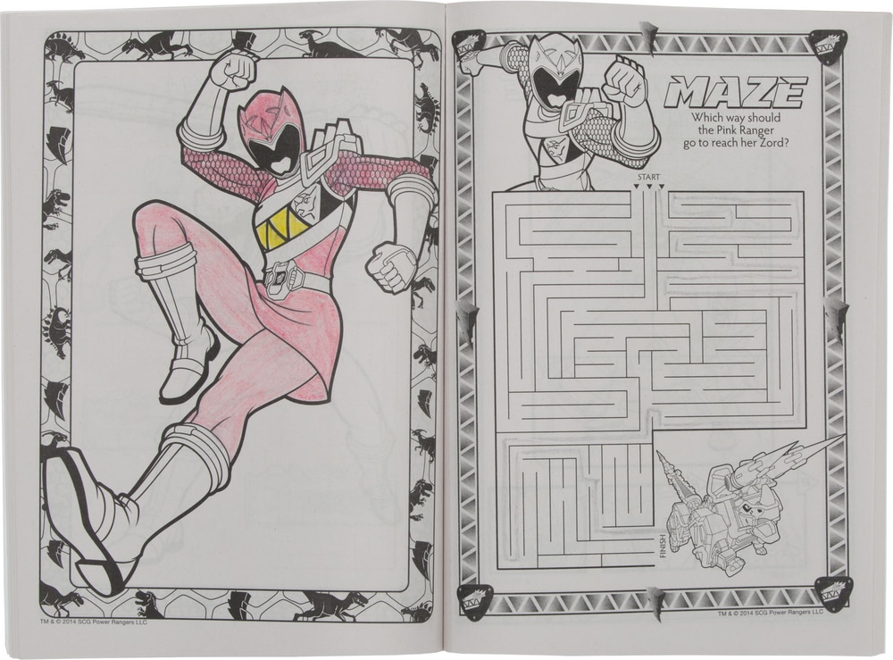 Power Rangers Colouring Activity Book | Party City