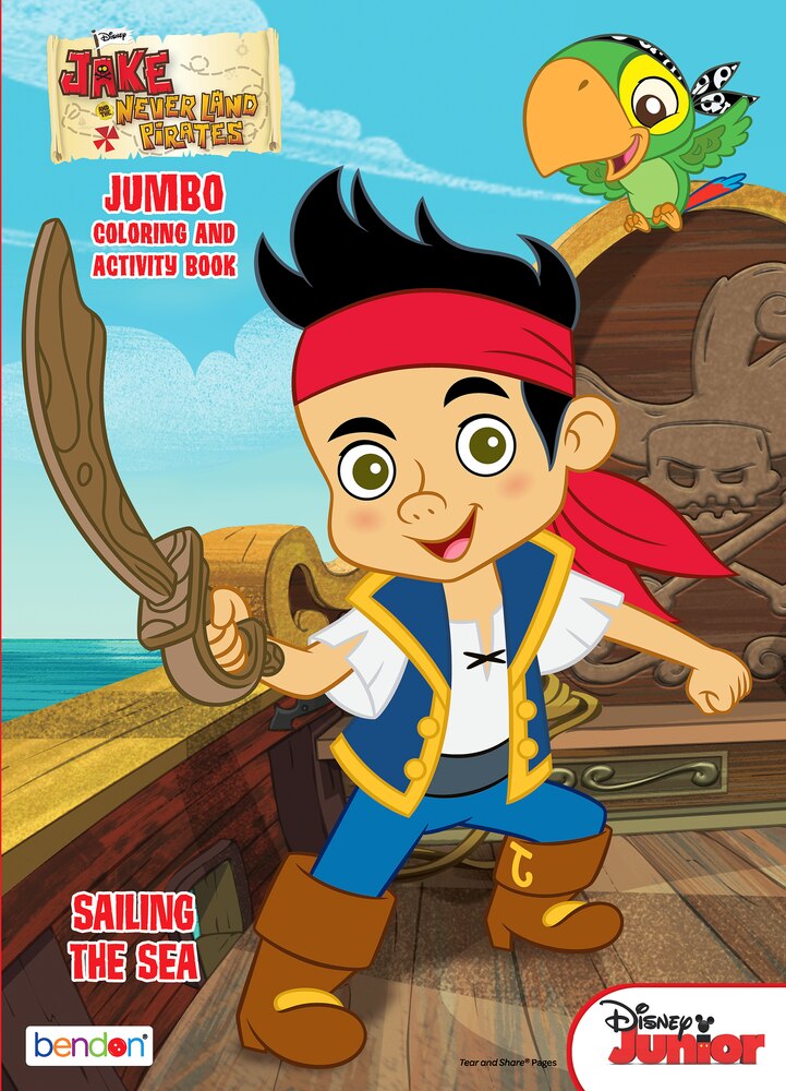 Jake and the Never Land Pirates Colouring Activity Book | Canadian Tire