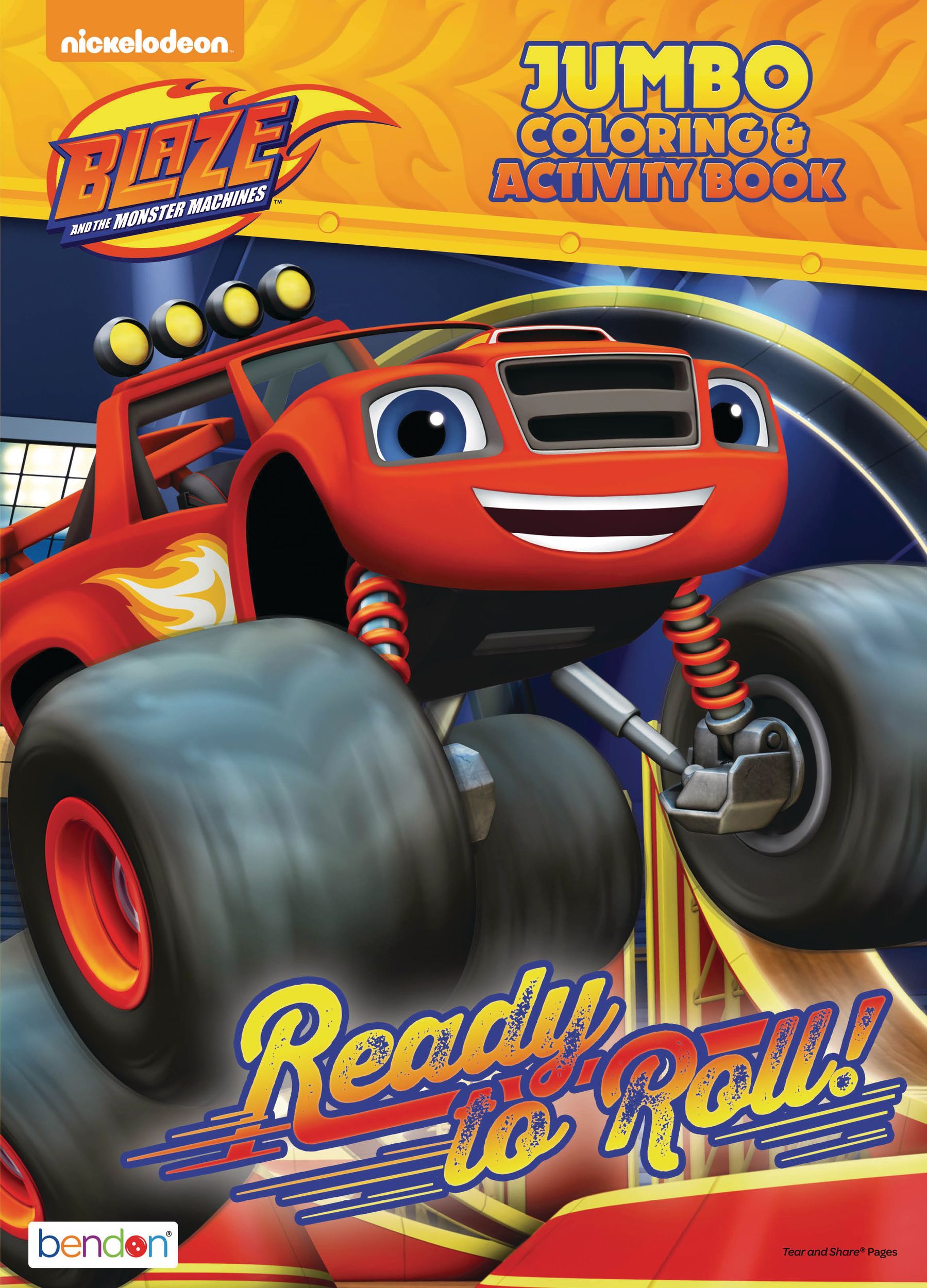 Blaze and the Monster Machines Colouring Activity Book | Party City