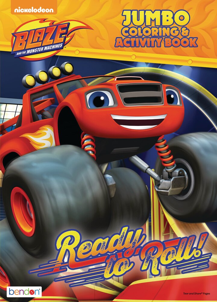 Blaze and the Monster Machines Colouring Activity Book | Party City